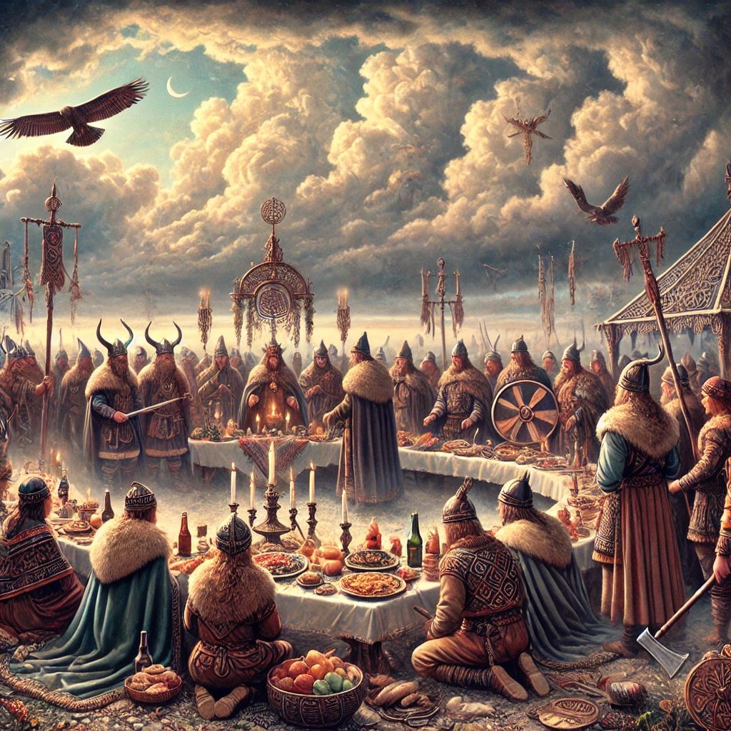 Festivais Vikings: Como os Nórdicos Celebravam Seus Deuses